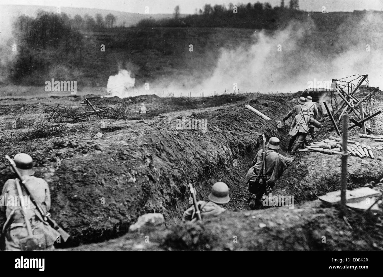 Western Front, Germany - France, 1916 Stock Photo - Alamy