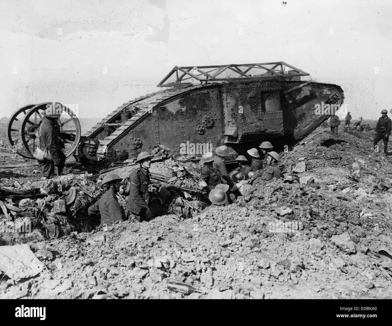 Mark i british tank hi-res stock photography and images - Alamy