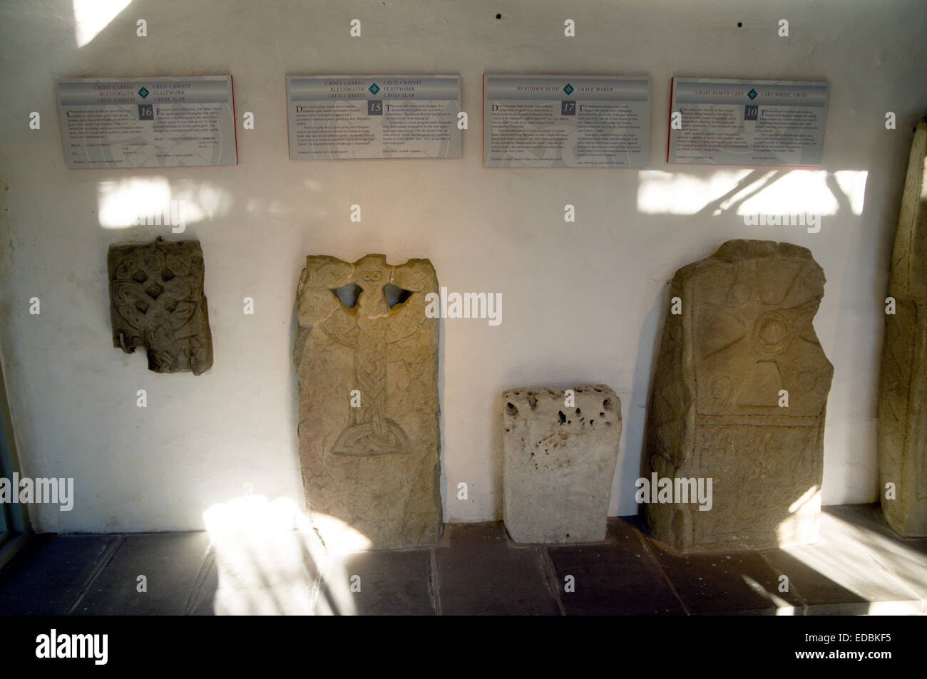 Early Christian Crosses, Margam Stones Museum, Neath Port Talbot, South ...
