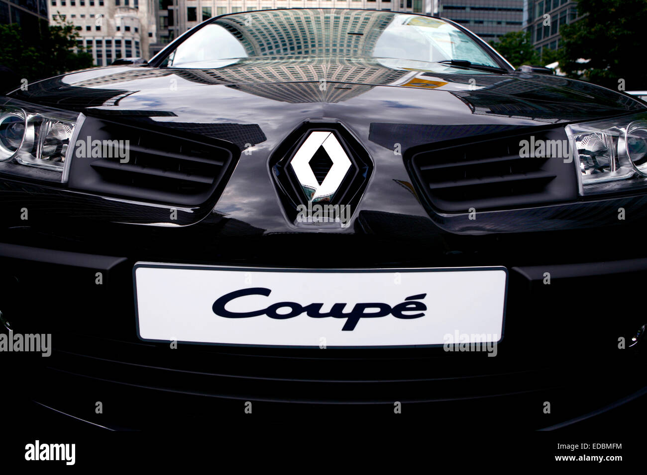 Picture shows a highly polished Renault Coupe in Central London Stock ...