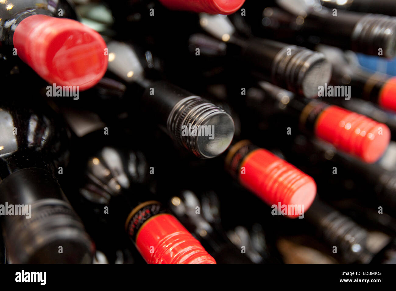 A selection of wines available from Majestic Wine Stock Photo - Alamy