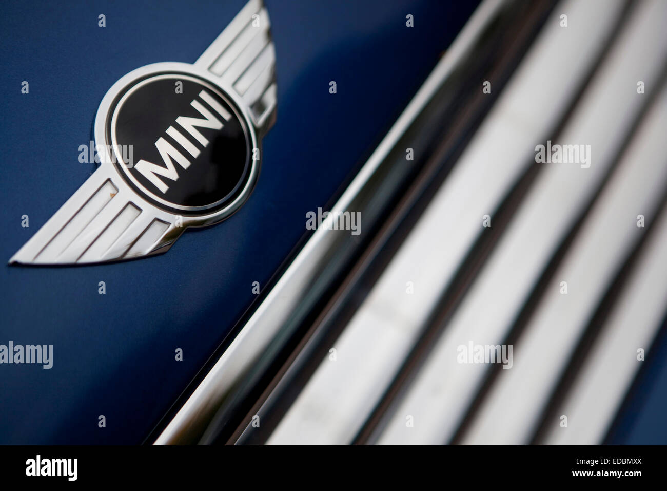 BMW Mini car badge Stock Photo - Alamy