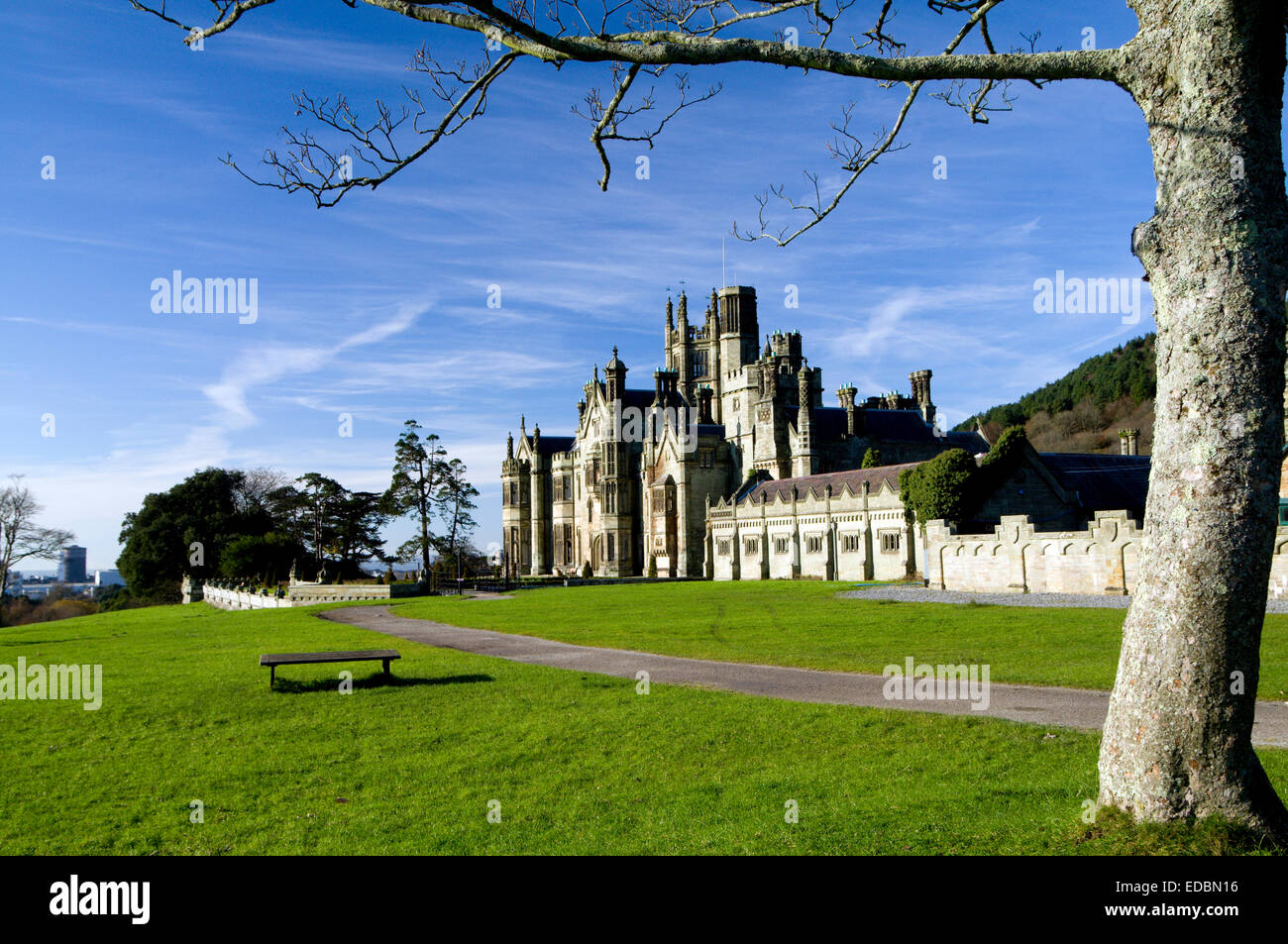 Margam Manor, Victorian Manor House, Port Talbot, South Wales Stock ...