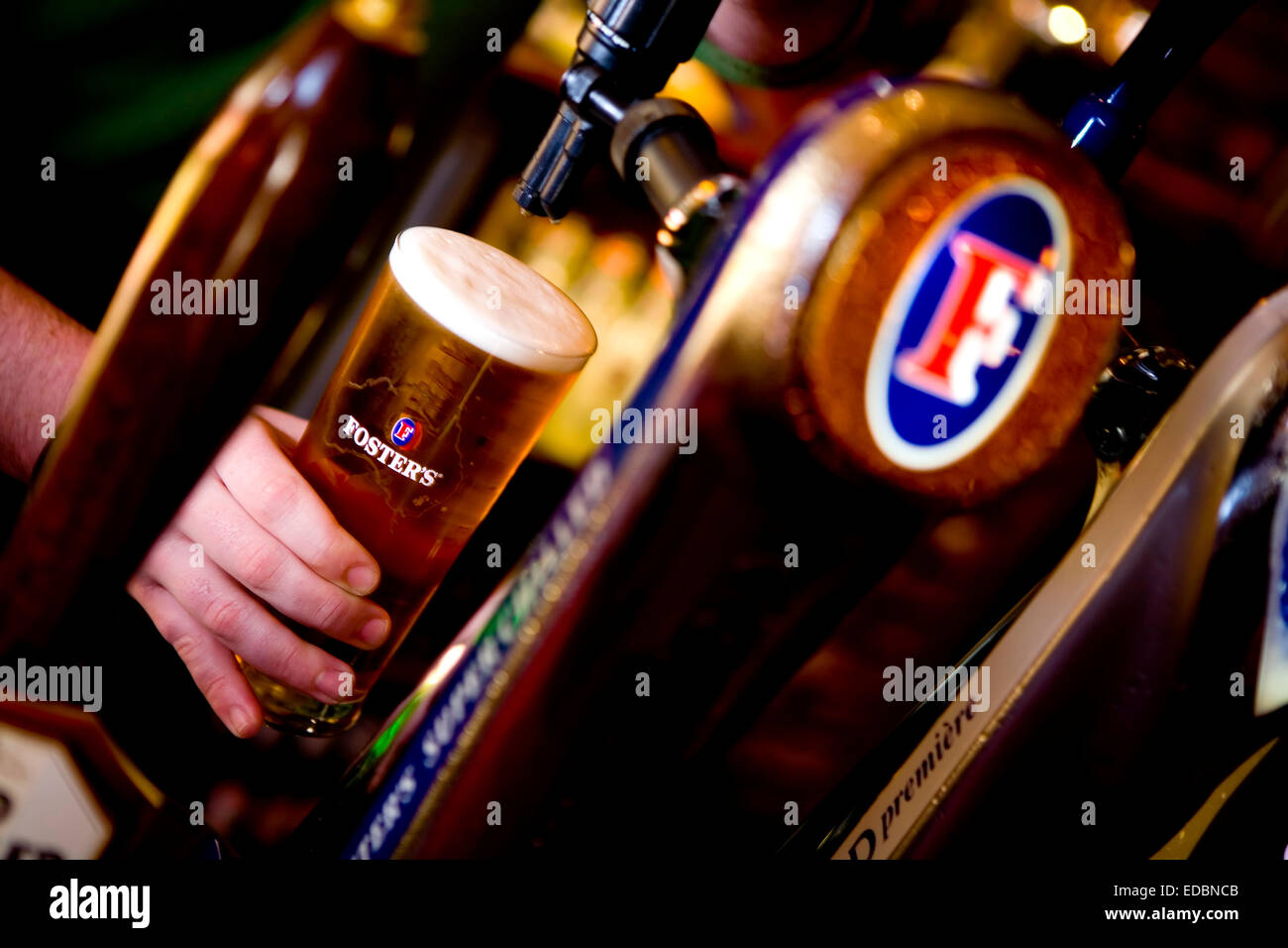 Illustrative image of Foster's beer Stock Photo - Alamy