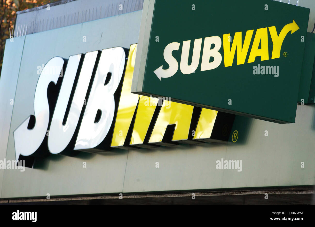 Exterior of a Subway store Stock Photo - Alamy