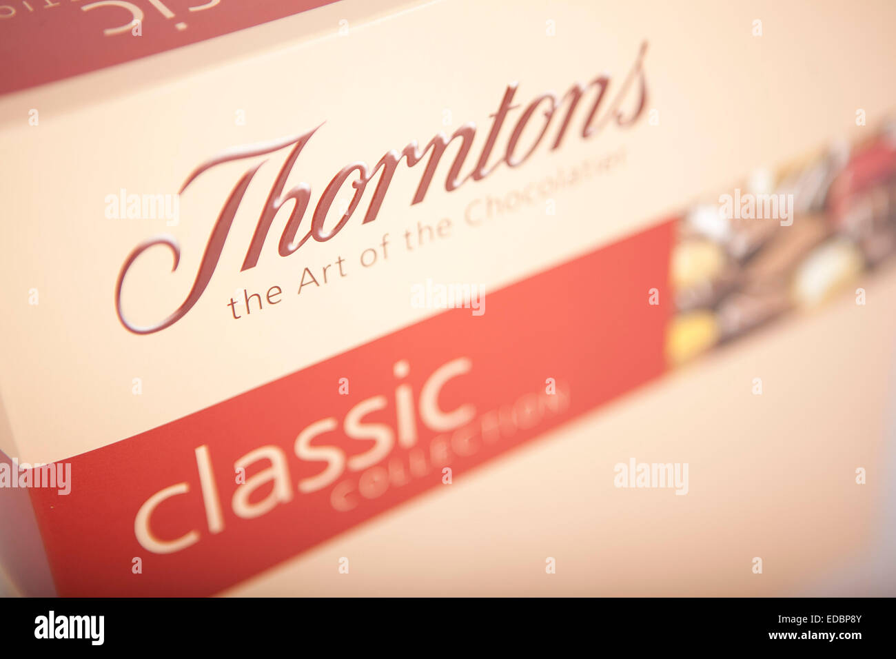 Illustrative image of Thorntons chocolate Stock Photo - Alamy