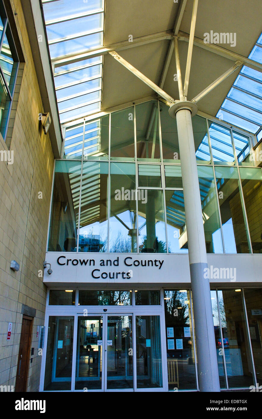 Northampton County Crown court sign Stock Photo - Alamy