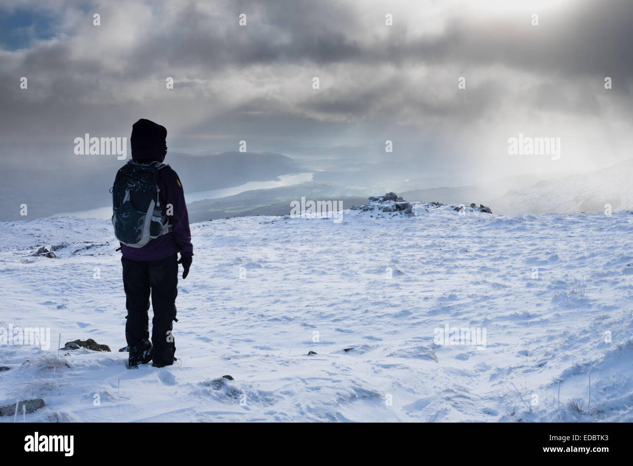 Female figure with rucksack hi-res stock photography and images - Alamy