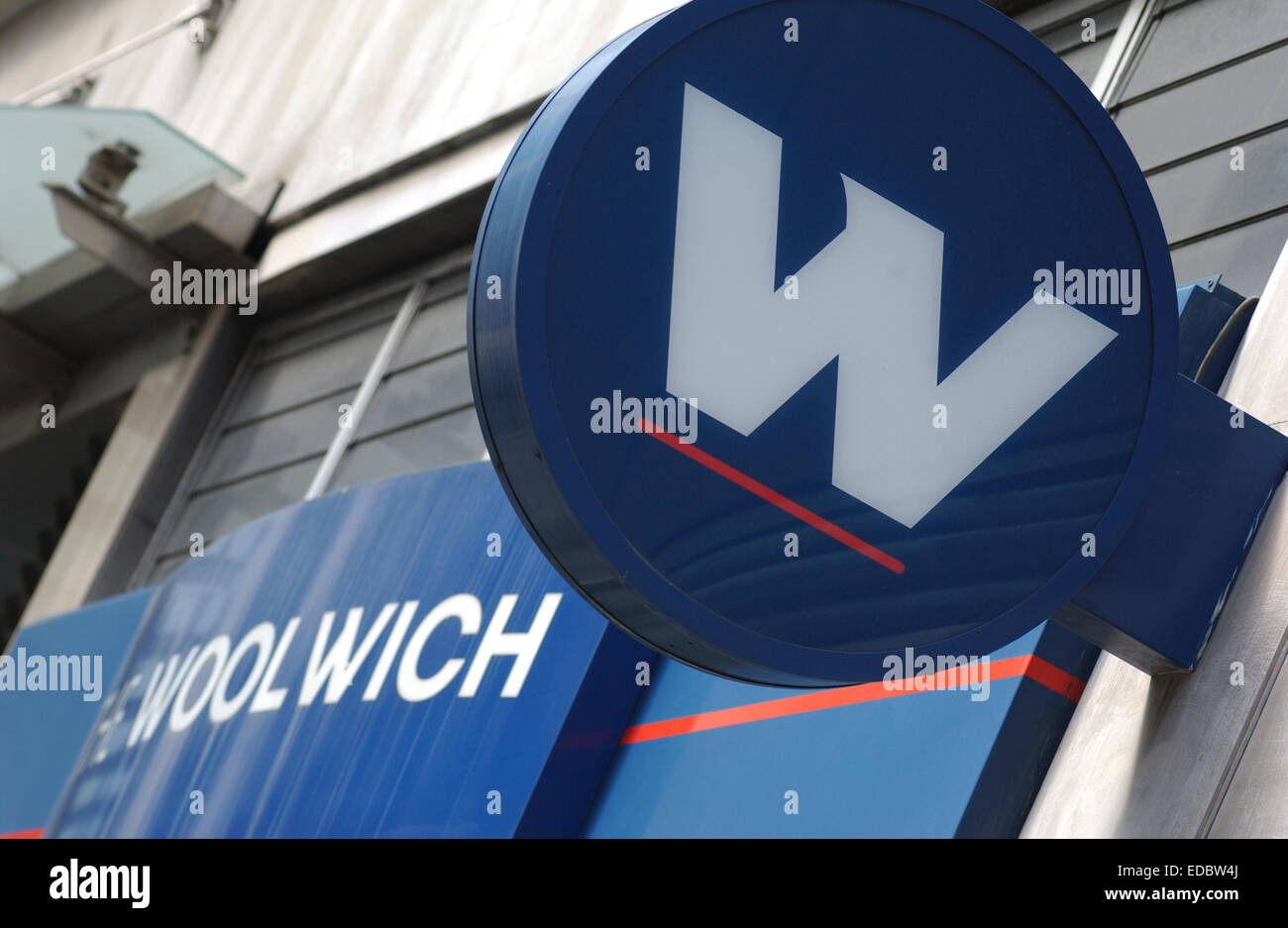 Exterior fo a Woolwich branch Stock Photo - Alamy