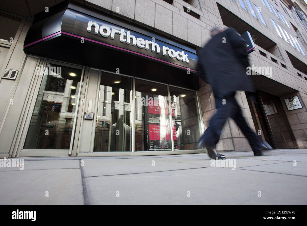 Exterior of a Northern Rock branch Stock Photo - Alamy