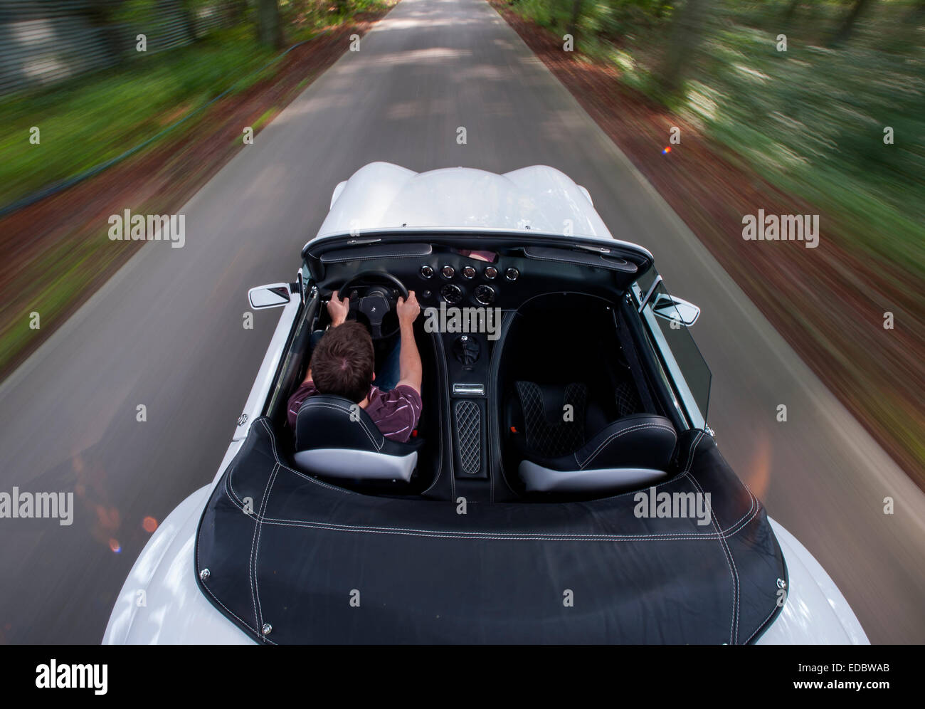 Pole mount rig shot of an MF3 from German sports car maker WeisMann ...