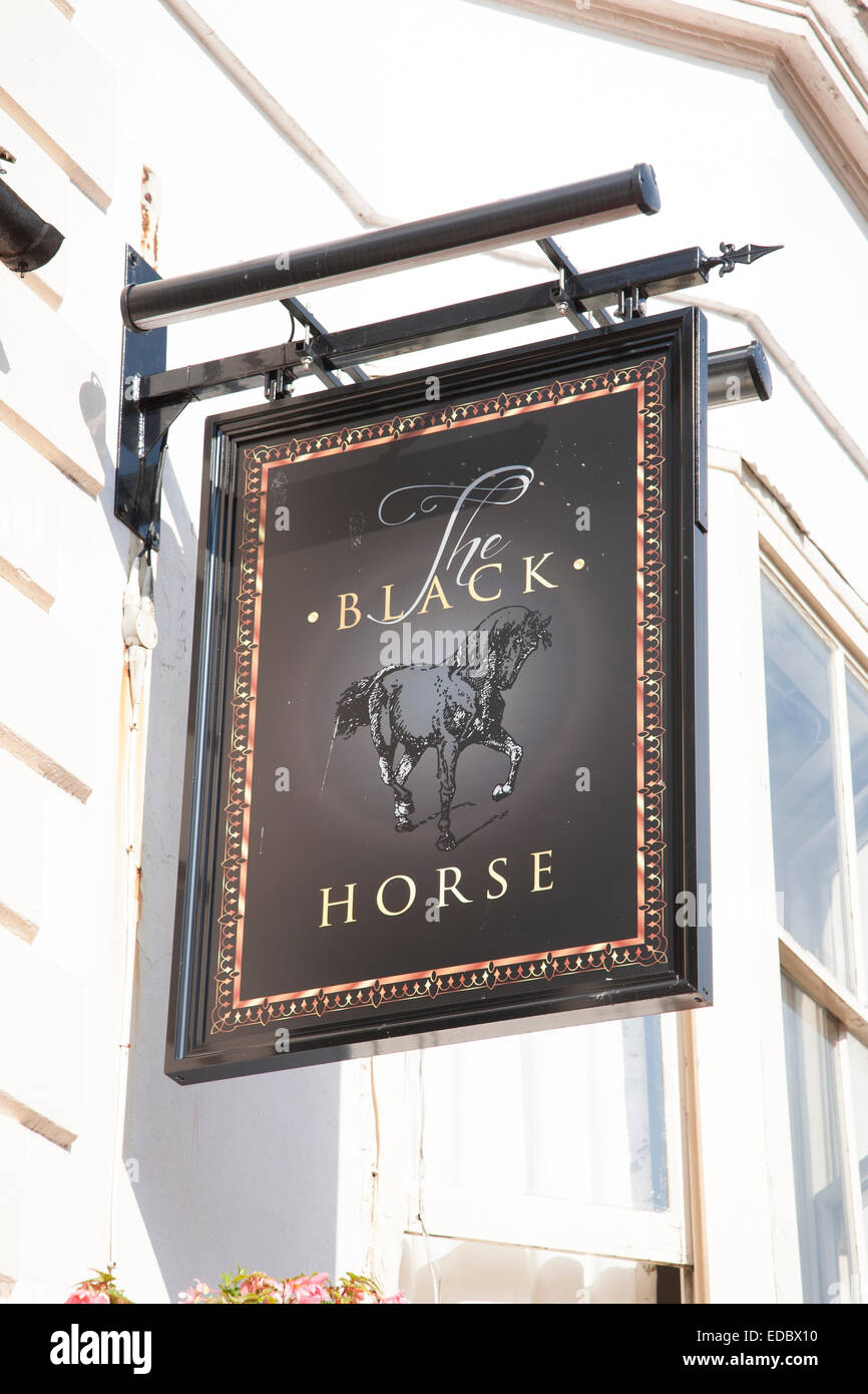 Black Horse Pub Sign; Brighton Stock Photo - Alamy