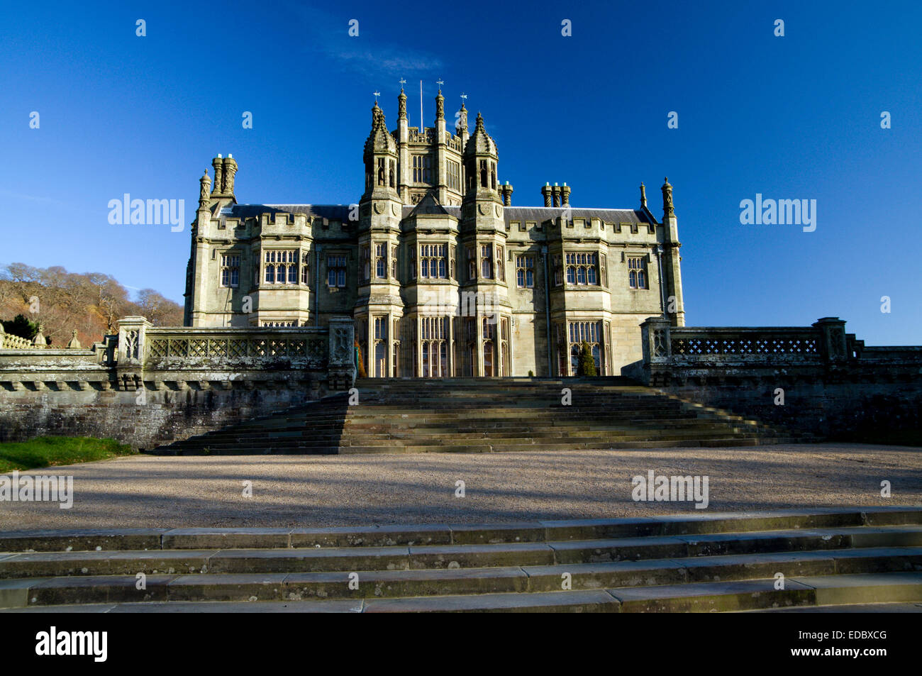 Margam Manor, Victorian Manor House, Port Talbot, South Wales Stock ...