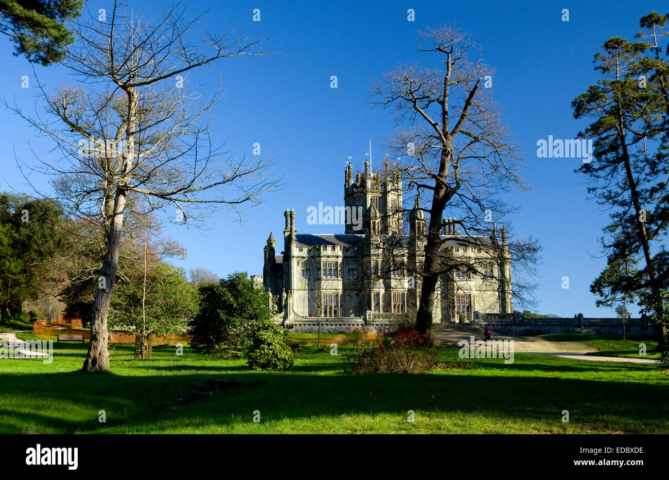 Margam Manor, Victorian Manor House, Port Talbot, South Wales Stock ...