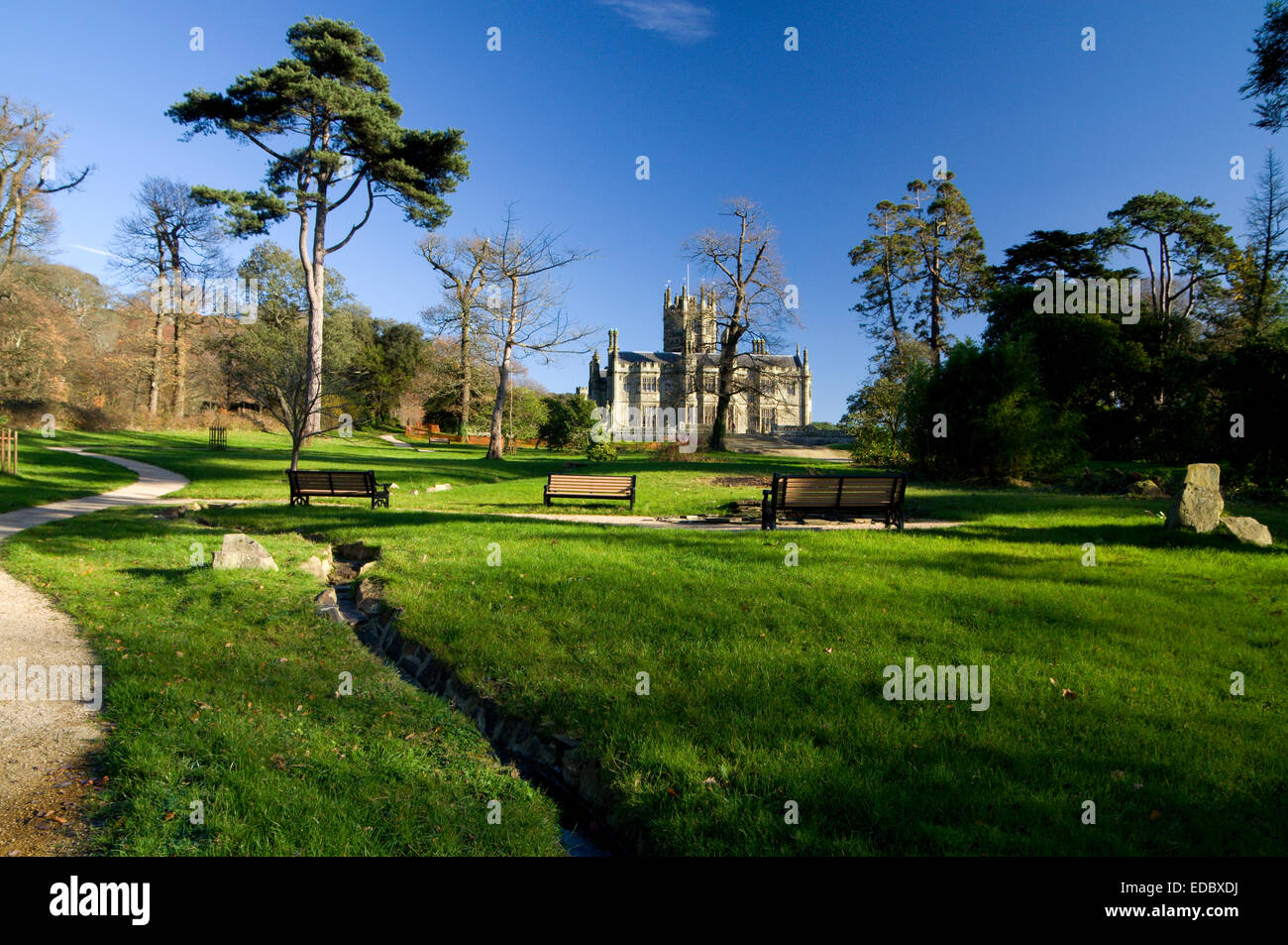 Margam Manor, Victorian Manor House, Port Talbot, South Wales Stock ...