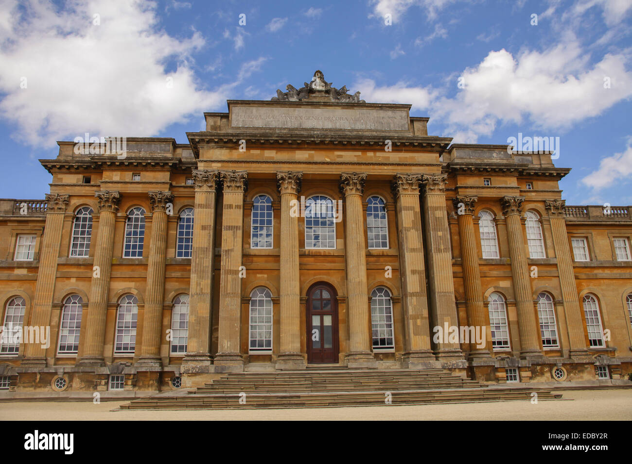 View of the Palace, birthplace of Sir Winston Churchill and now the ...