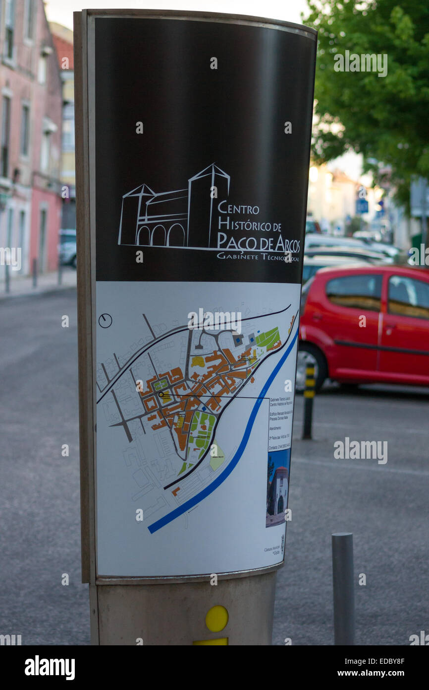 Map of oeiras hi-res stock photography and images - Alamy