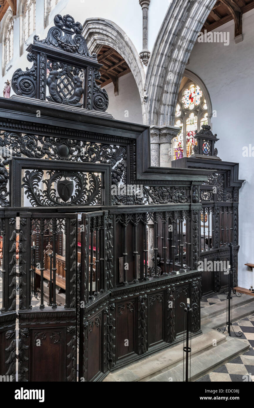 Auckland Castle - the interior of St Peter's Chapel with the ...