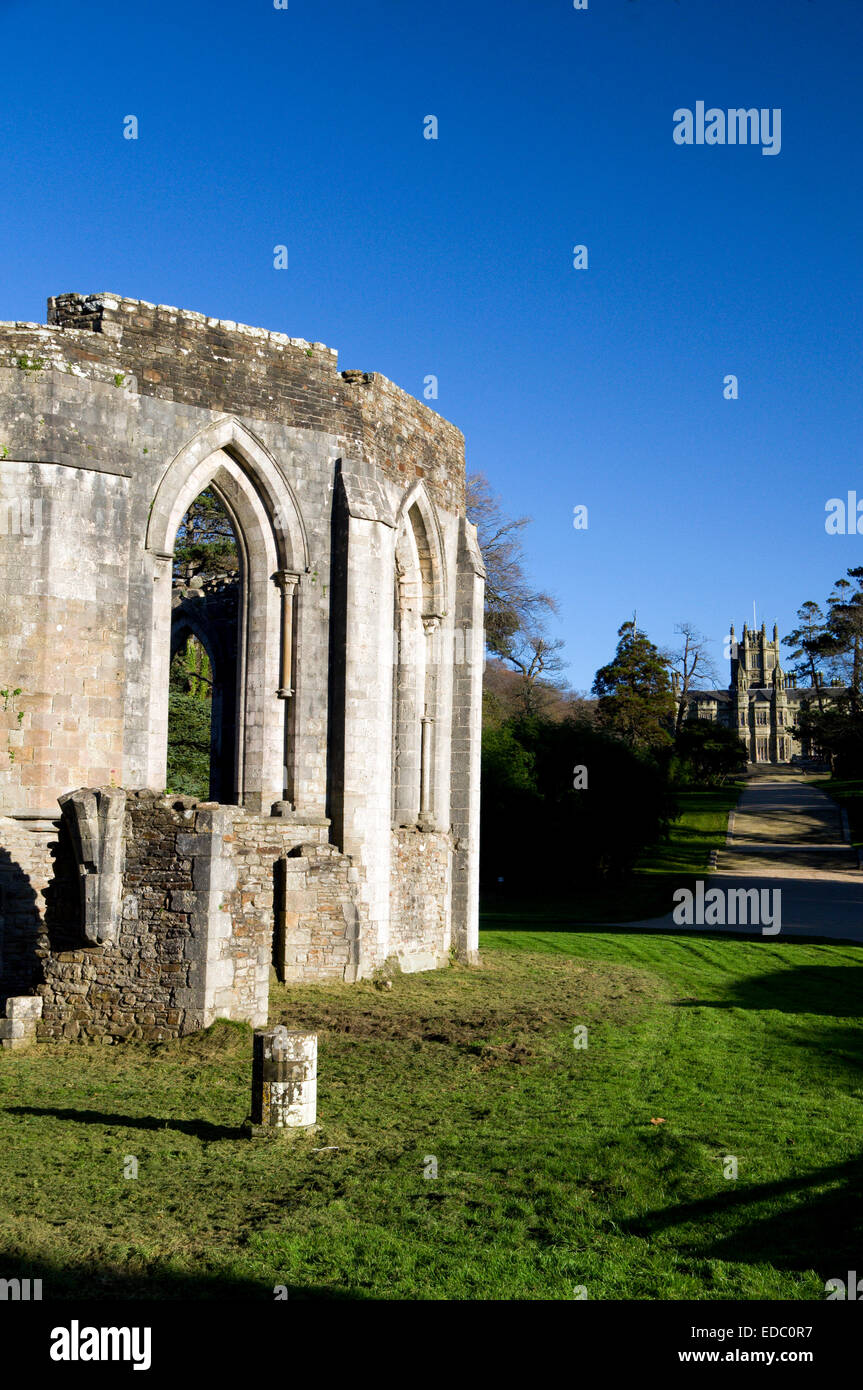 Cistercian Chapter House, Margam Manor Country Park, Port Talbot, Wales ...