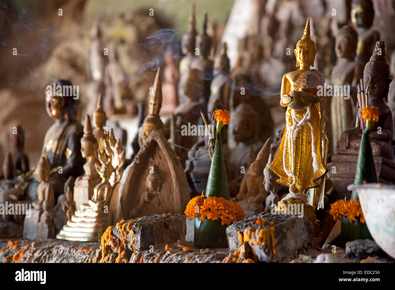 Buddha caves, Laos Stock Photo - Alamy