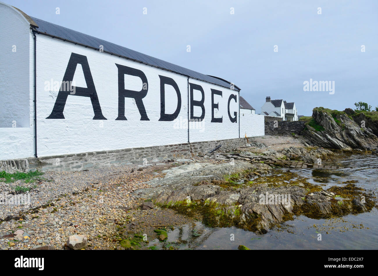 Ardbeg Whisky Distillery, Islay, Scotland Stock Photo - Alamy