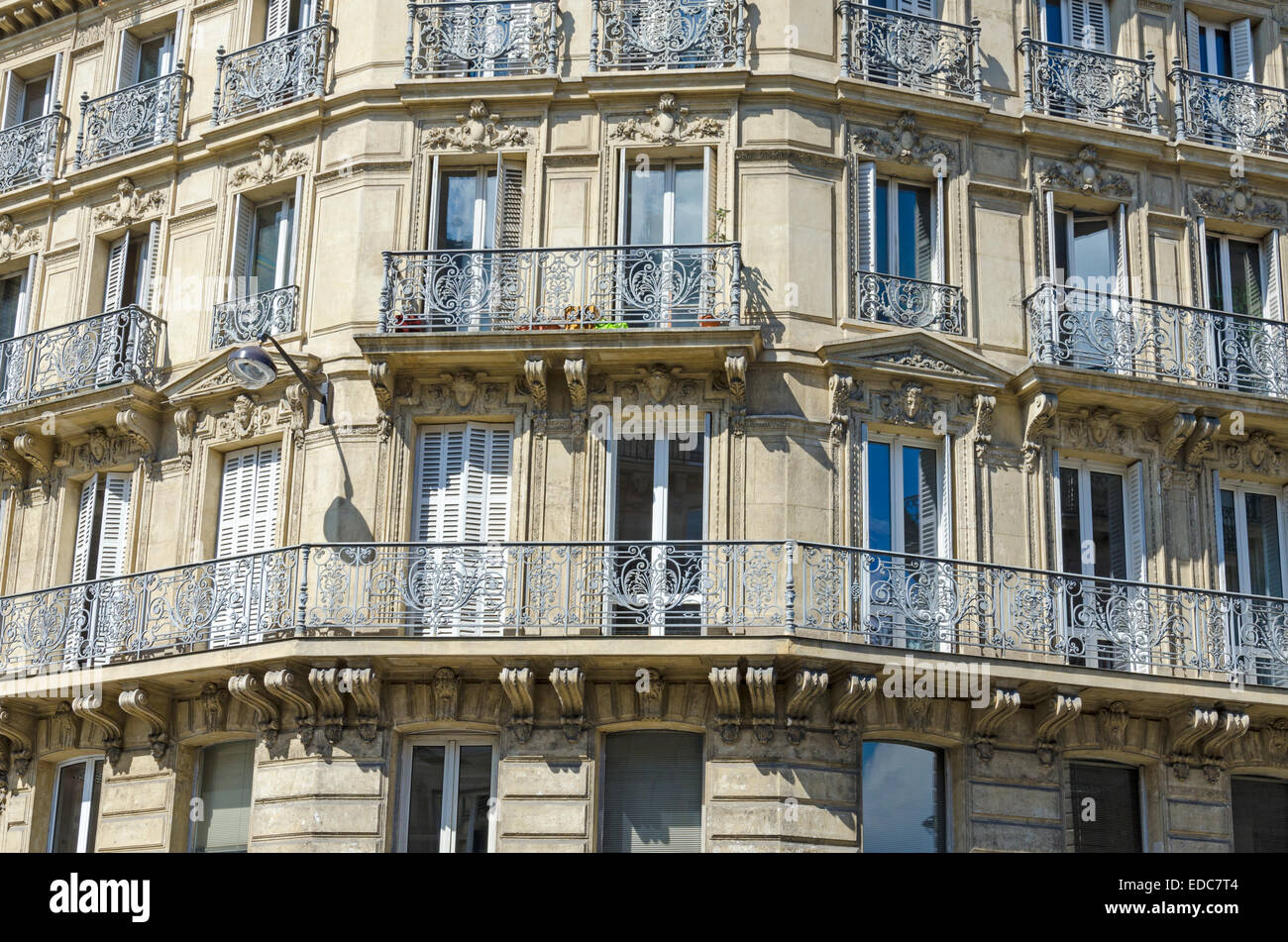European apartment building Stock Photo - Alamy