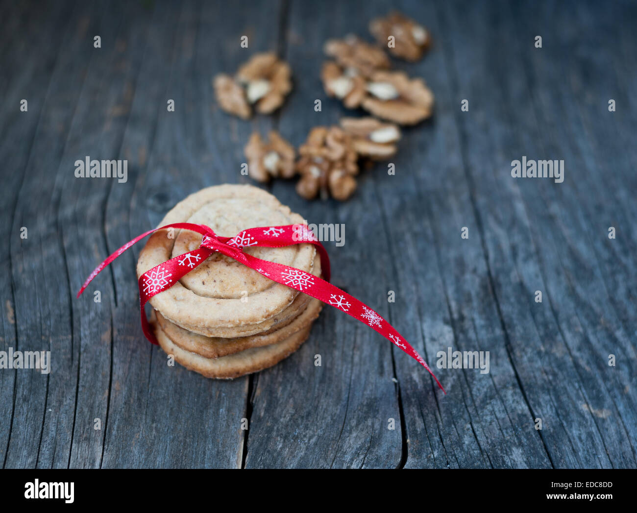 Biscuits with nuts Stock Photo - Alamy