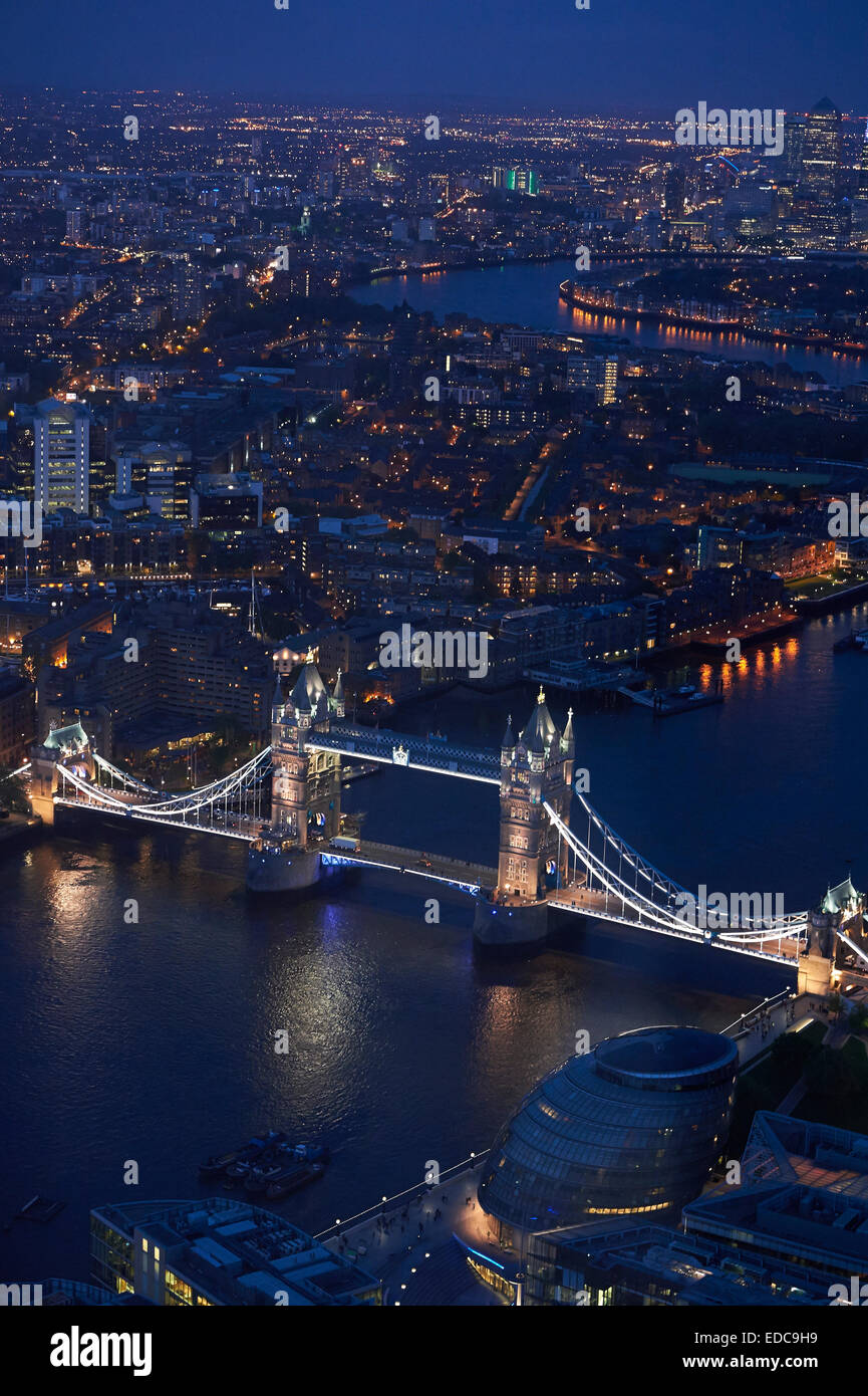 tower bridge shot from the shard Stock Photo - Alamy