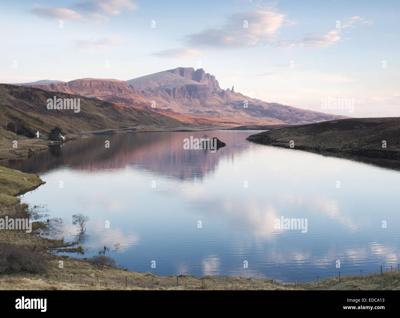 Loch Fada near Portree Skye Stock Photo - Alamy