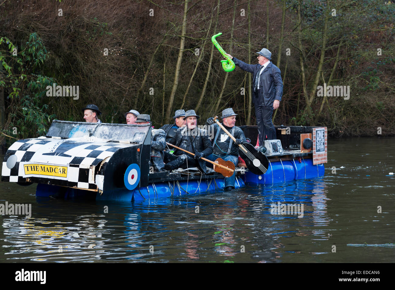 River Derwent Derbyshire Raft Race High Resolution Stock Photography ...