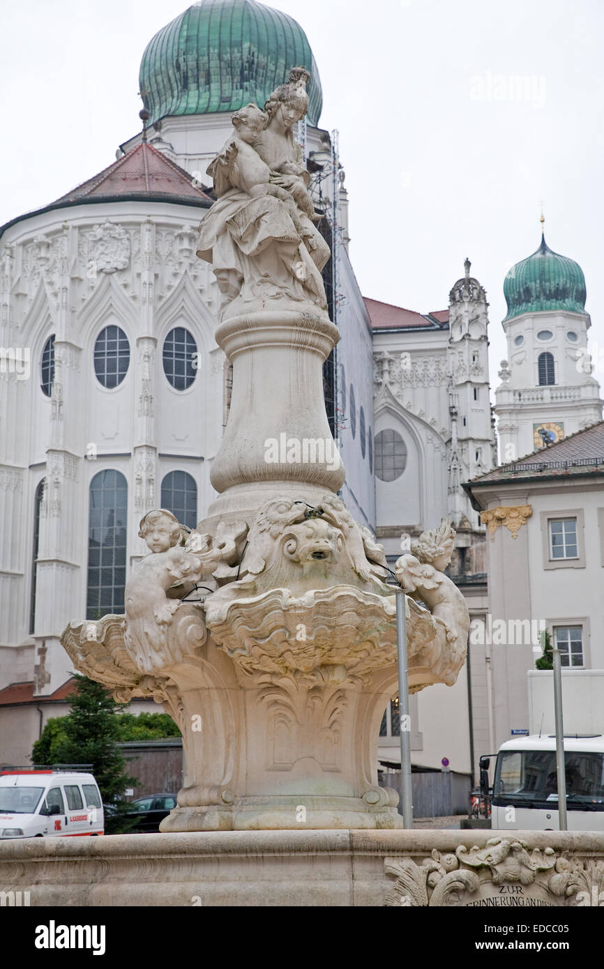 St Stephens Cathedral in Passau Germany Stock Photo - Alamy