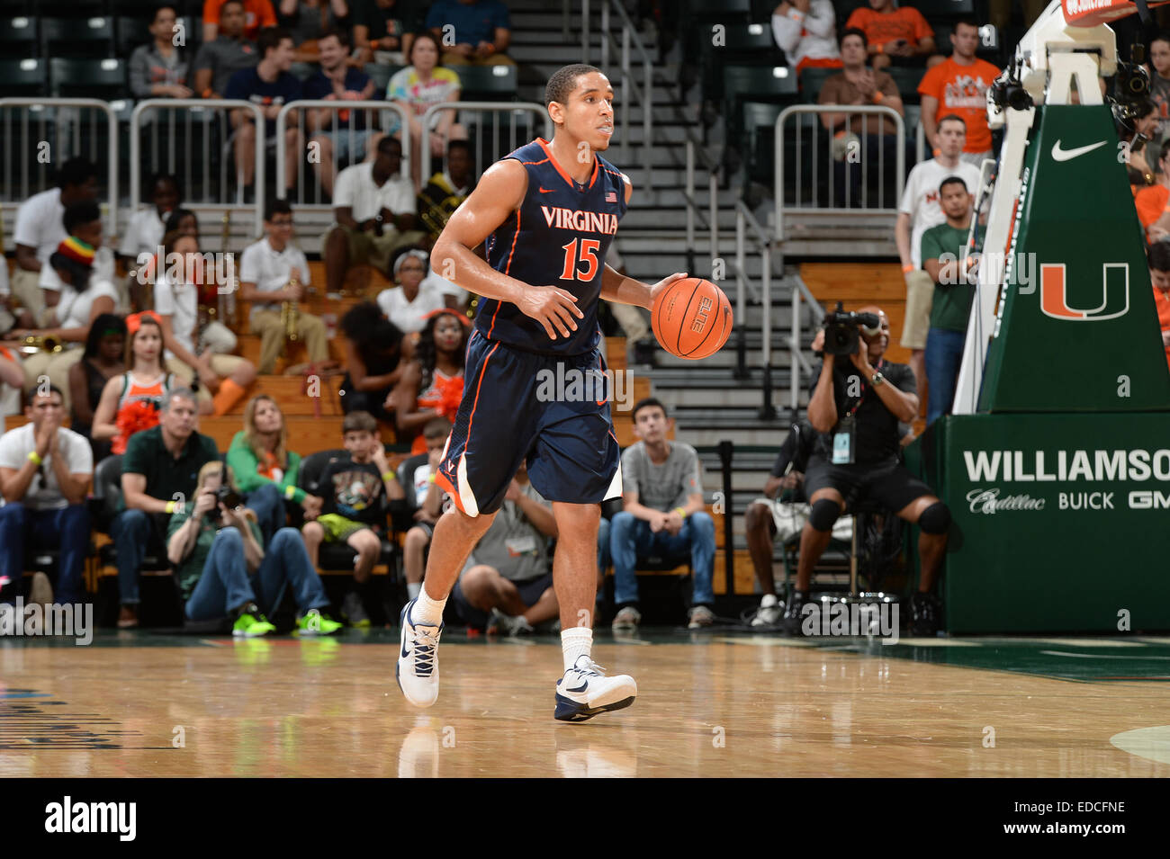Coral Gables, Florida, USA. 3rd Jan, 2015. Malcolm Brogdon #15 of ...