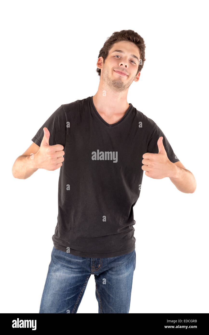 Young man pose posing hi-res stock photography and images - Alamy