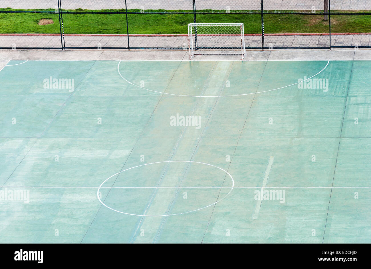 Urban football field in the city of Thailand Stock Photo - Alamy