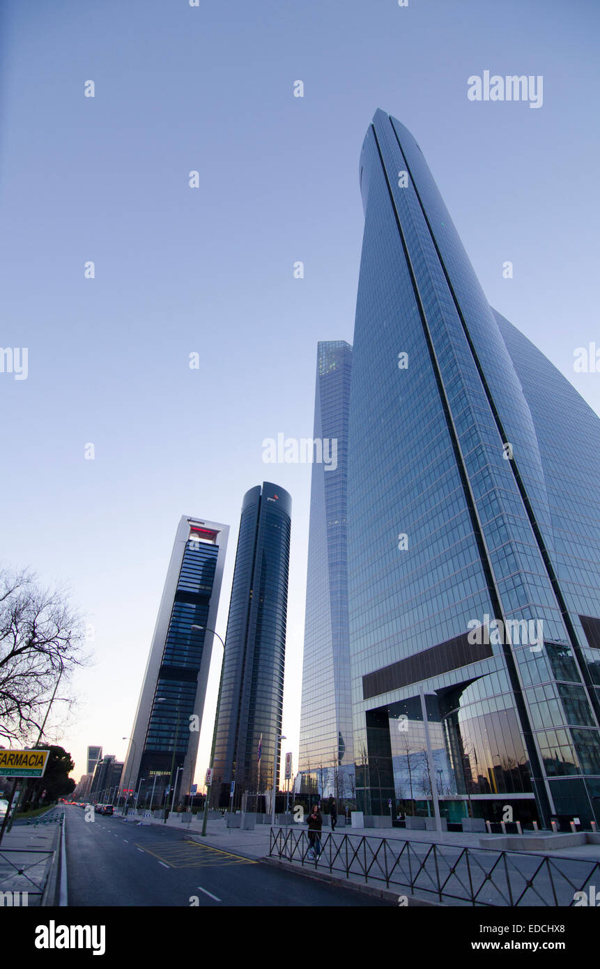 Madrid towers hi-res stock photography and images - Alamy
