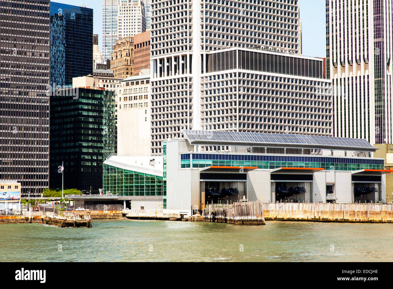 Staten island ferry dock docking station Manhattan New York City NY NYC ...