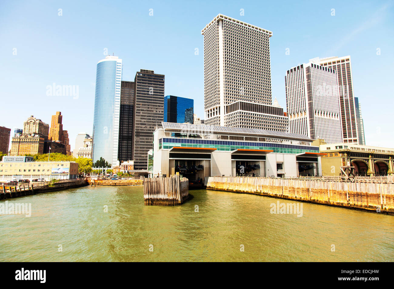 Staten island ferry dock docking station Manhattan New York City NY NYC ...