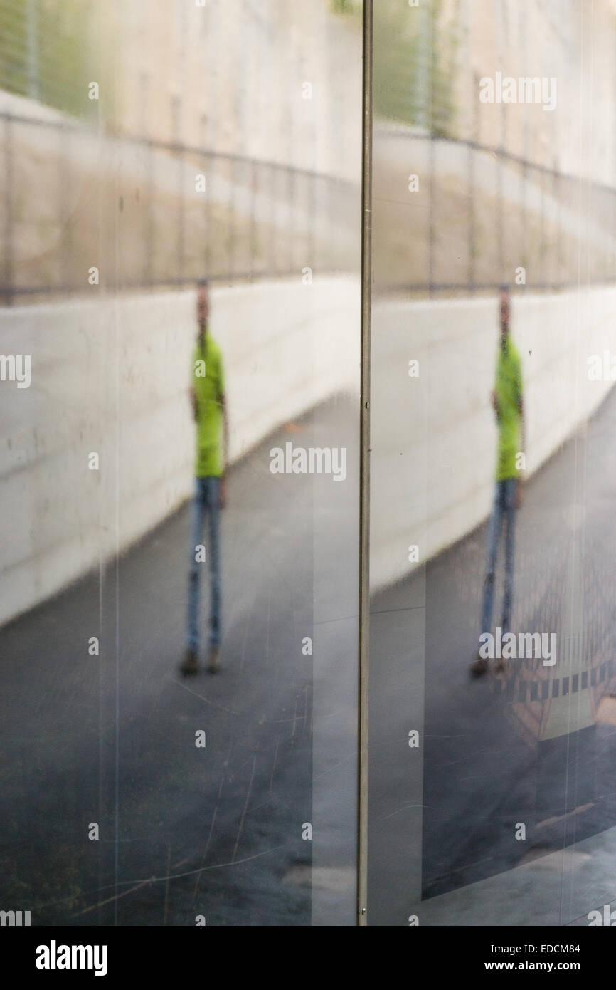 Reflection of a person Stock Photo - Alamy