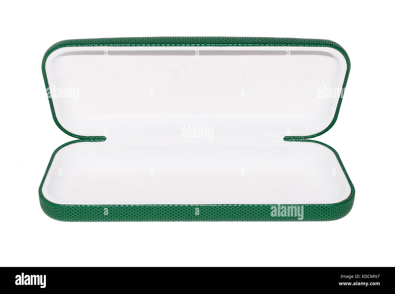 Glasses case is opened on the white background Stock Photo - Alamy
