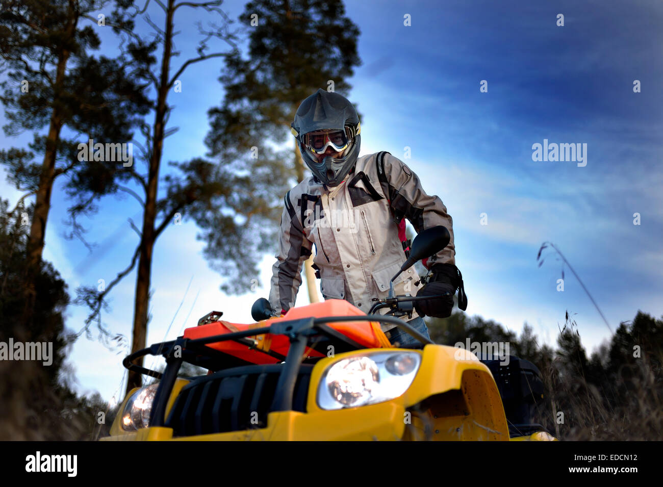 Man driving four wheeler High Resolution Stock Photography and Images ...