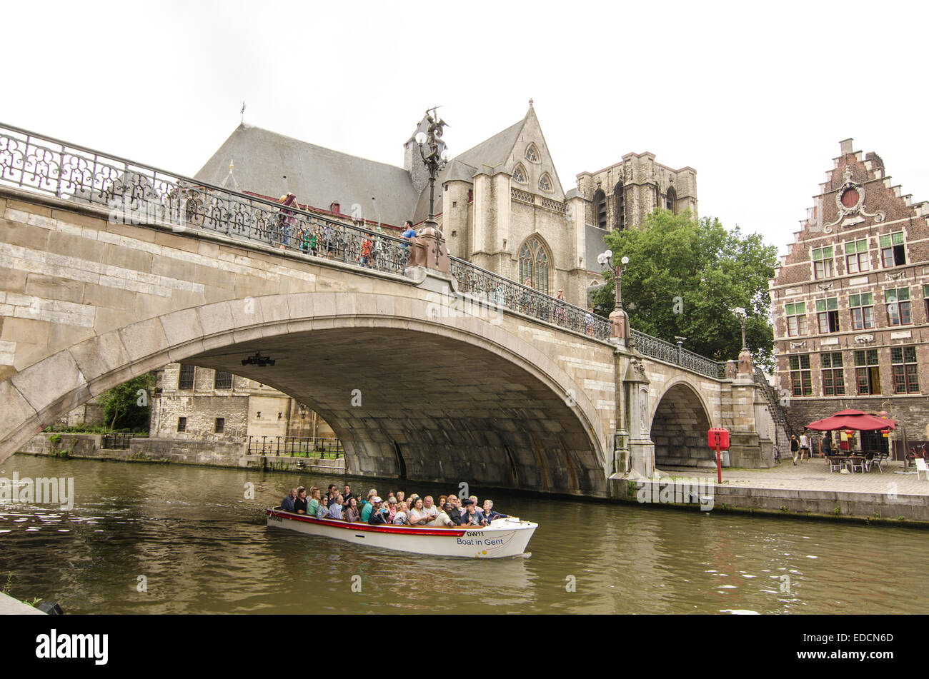 Bridge in Ghent, Belgium Stock Photo - Alamy
