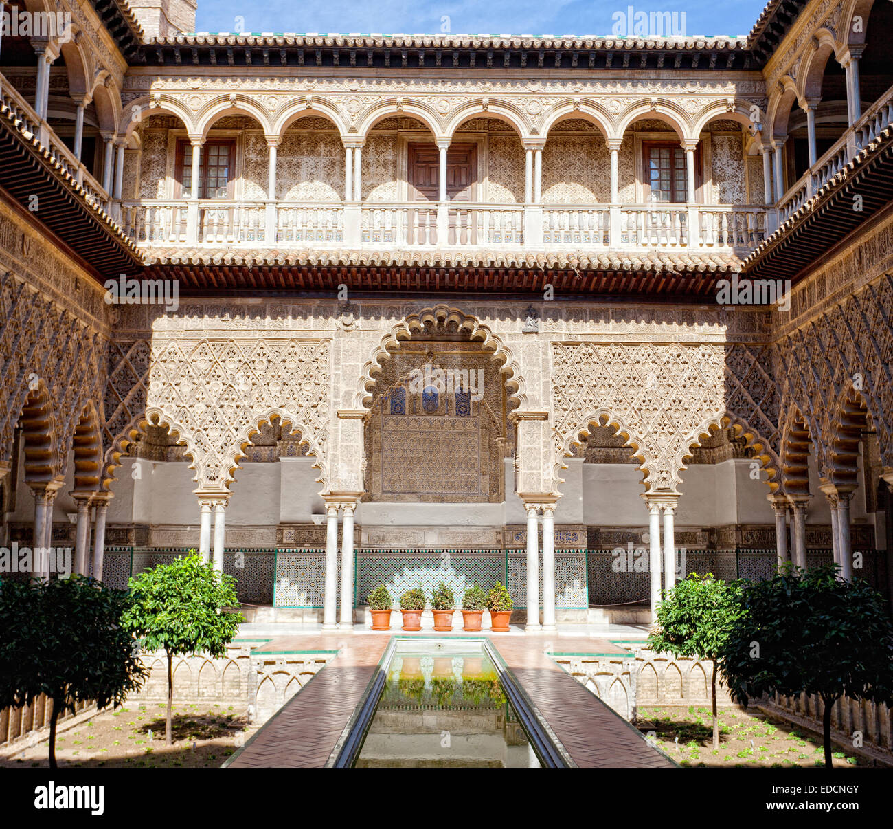 Royal Alcazars of Seville, Spain Stock Photo - Alamy