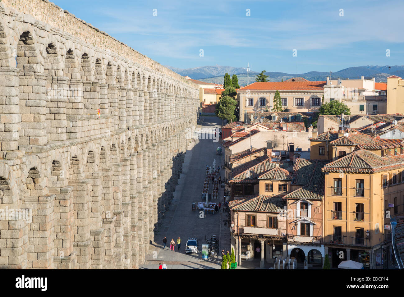 ancient aqueduct in Segovia Spain Stock Photo - Alamy