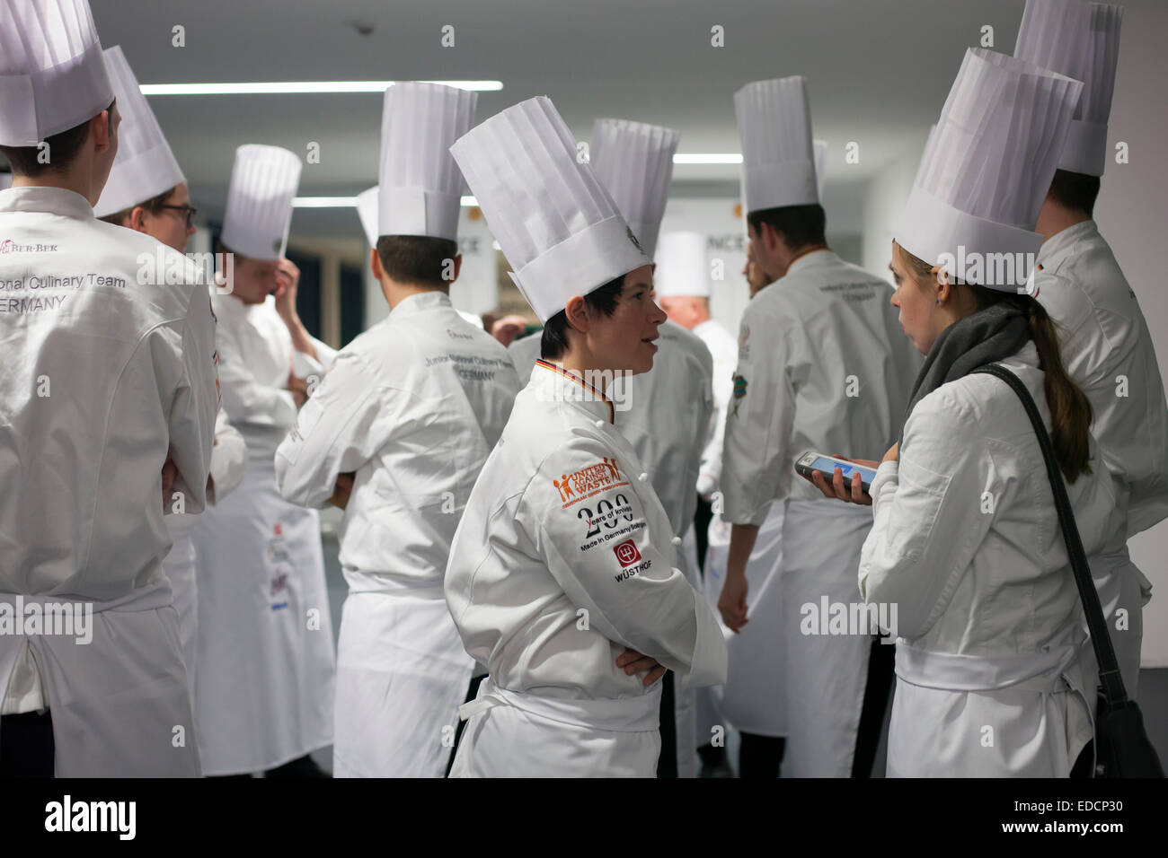 Chefs waiting for the opening ceremony of the The Villeroy & Boch ...