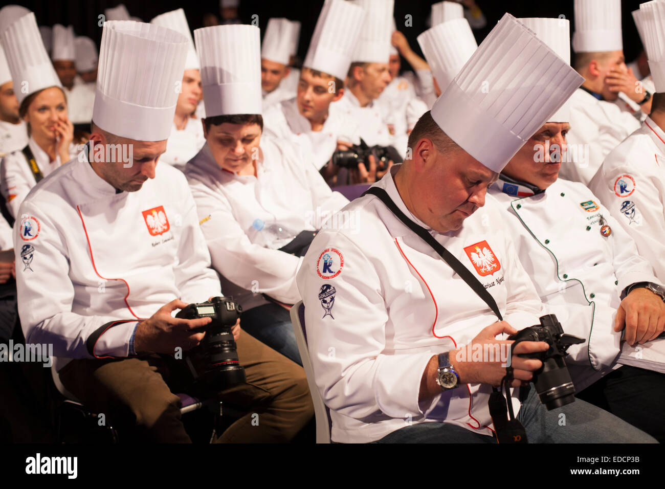 Chefs waiting for the opening ceremony of the The Villeroy & Boch ...
