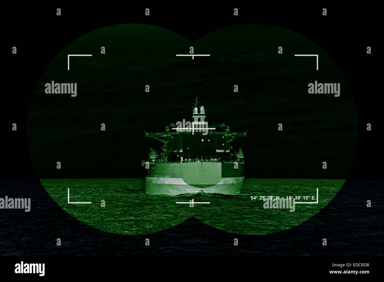Sea freight and contemporary threat of terrorism - Concept Photo Stock ...