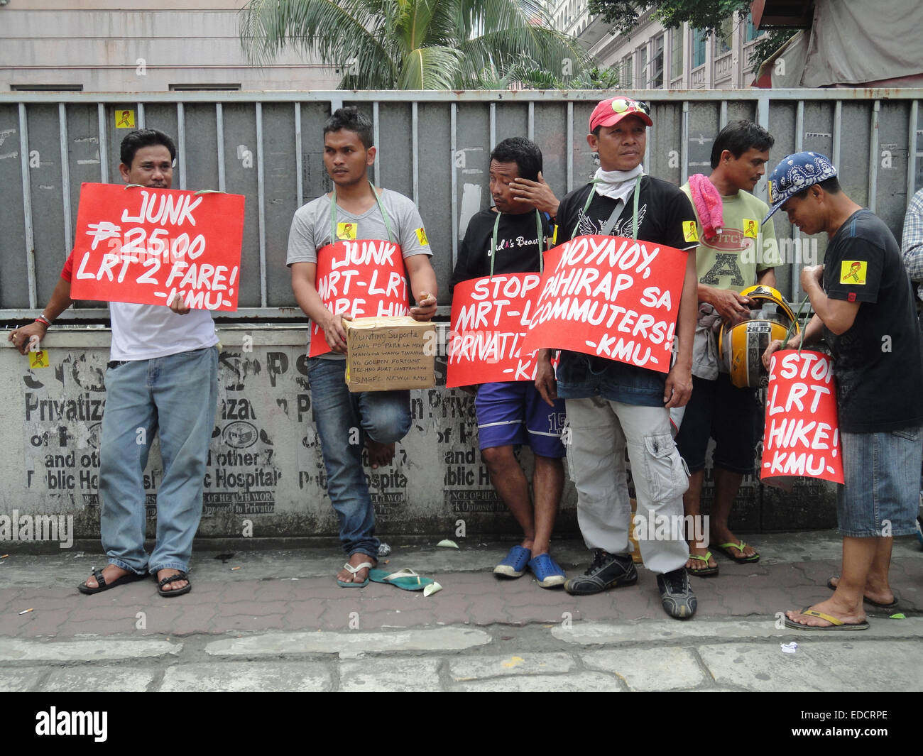 Protesters display placards in a protest at the Supreme Courtopposing ...