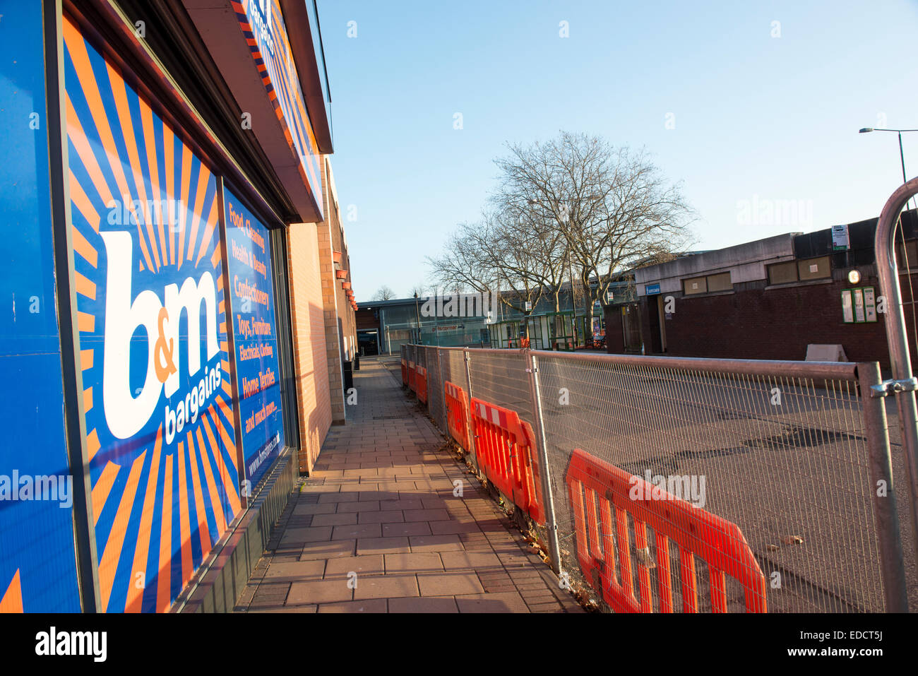 Tram works in Beeston Town Centre, Nottingham England UK Stock Photo ...