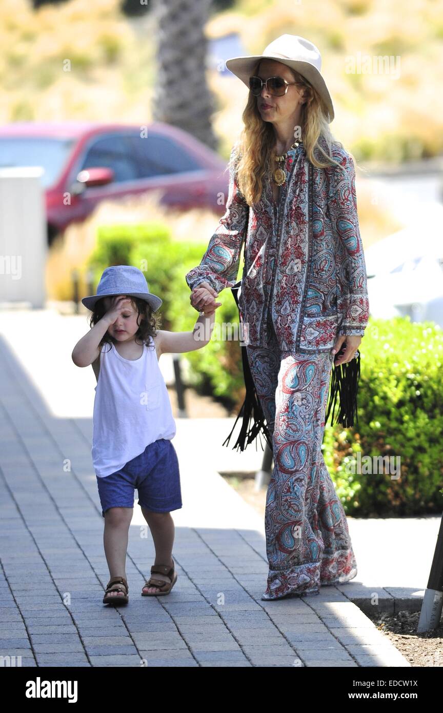 Rachel Zoe and son Skyler out together for lunch in Malibu Featuring ...