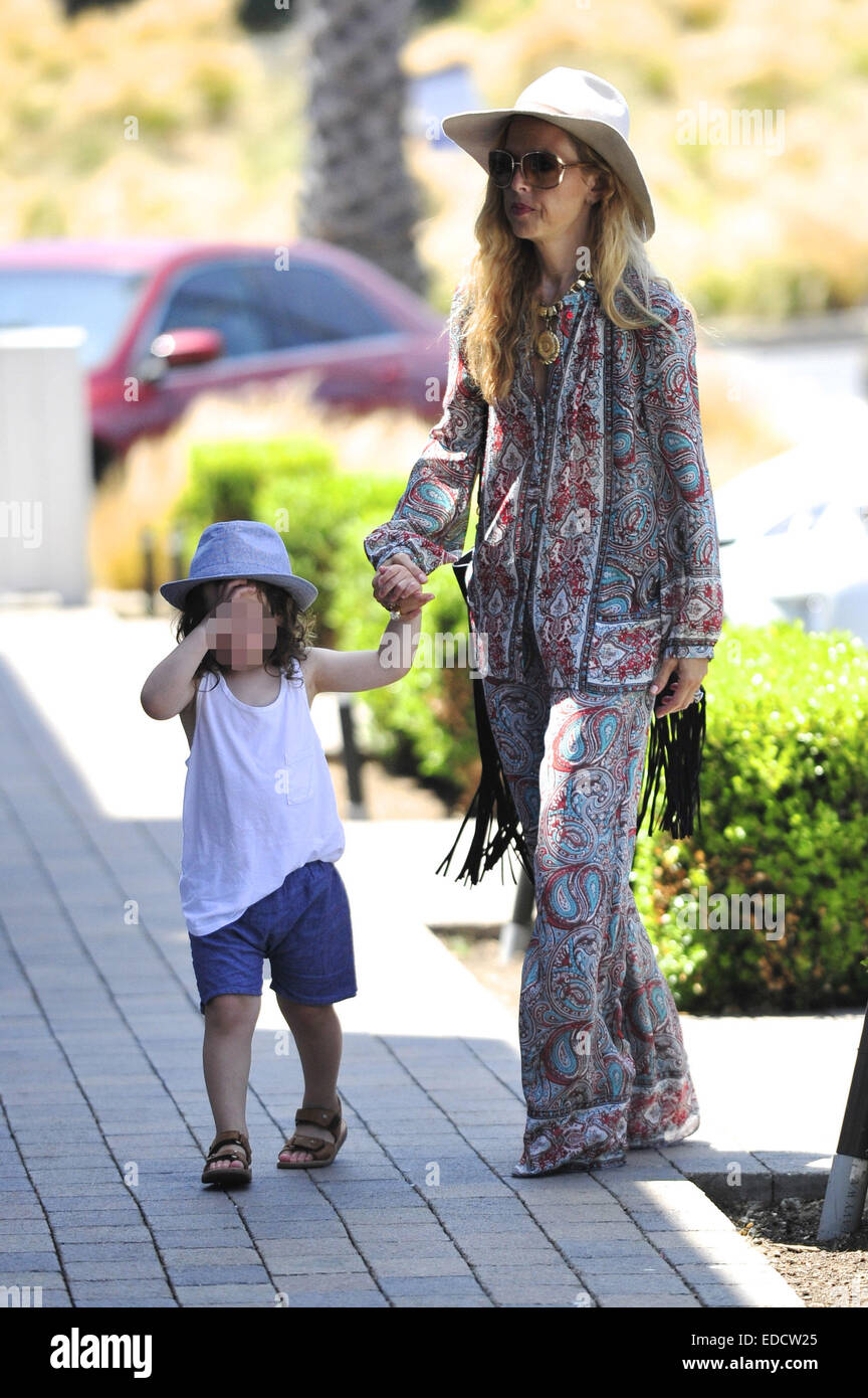 Rachel Zoe and son Skyler out together for lunch in Malibu Featuring ...